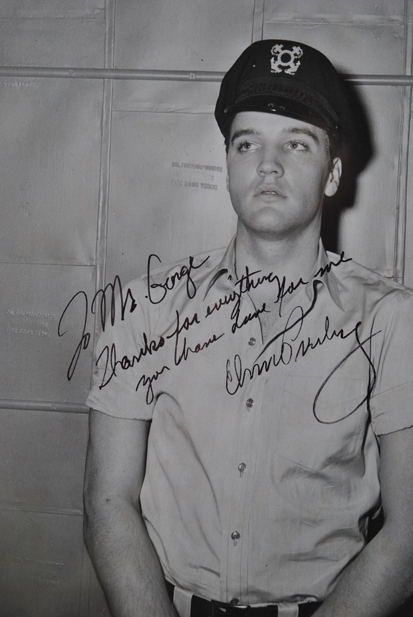 ELVIS PRESLEY RARE Signed Photo – the King of Rock and Roll 8"x 10" W ...