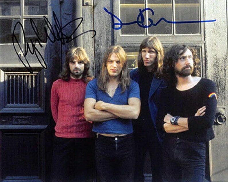 PINK FLOYD X2 Roger Waters & David Gilmour Hand Signed Autograph 8x10 ...