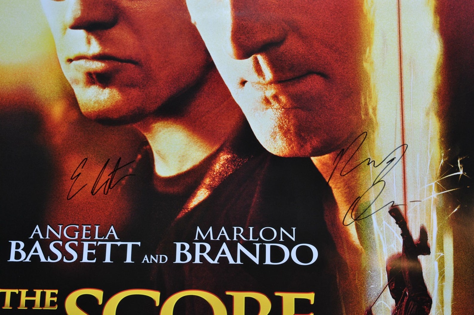 THE SCORE CAST Signed Movie Poster X2 - Robert Deniro & Edward Norton ...