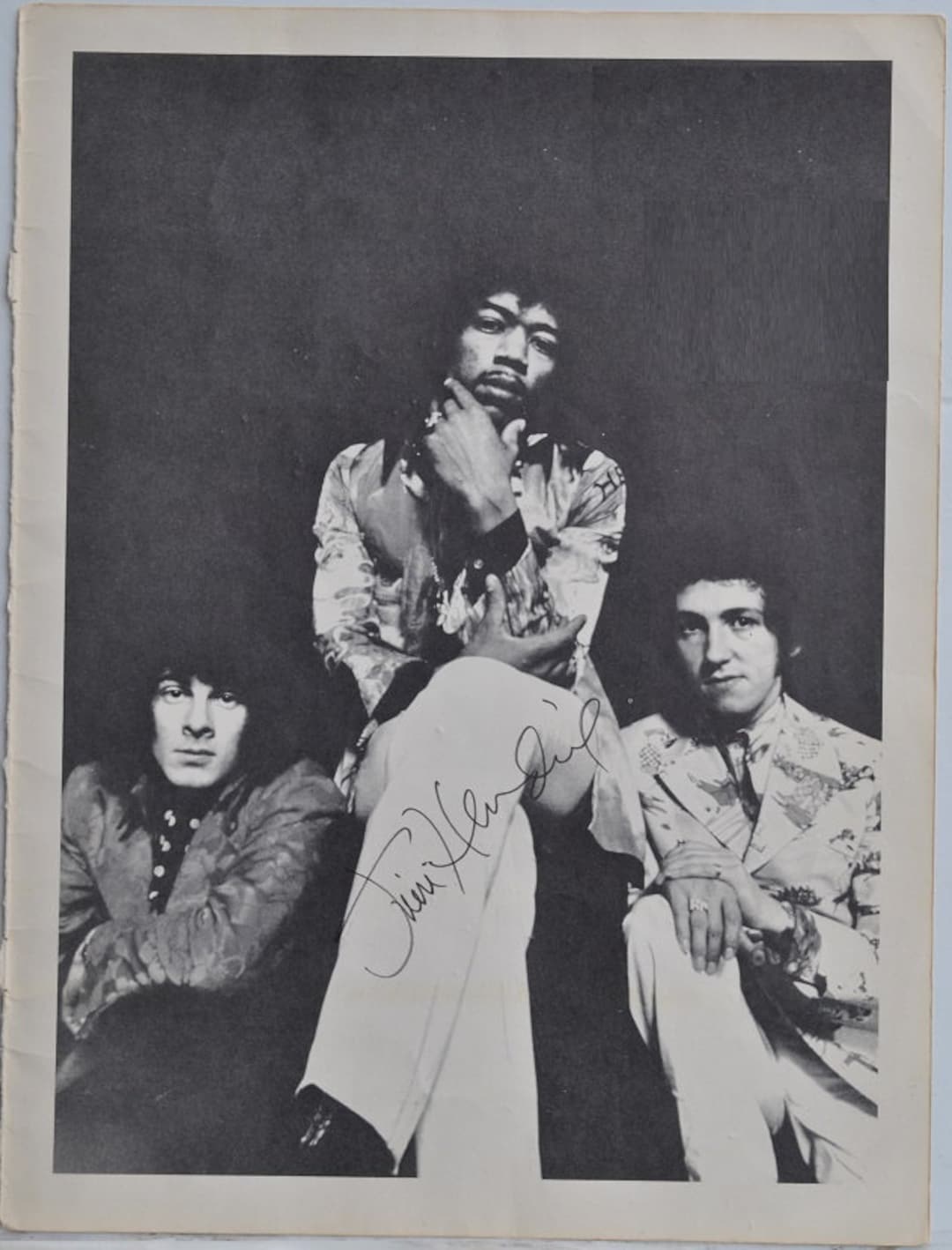 JIMI HENDRIX Signed Photo - Electric Ladyland - Experience 9"x12" W/coa ...