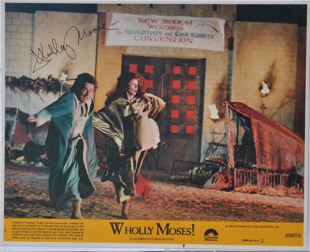 DUDLEY MOORE Signed Photo - Wholly Moses, Arthur W/coa - Etsy