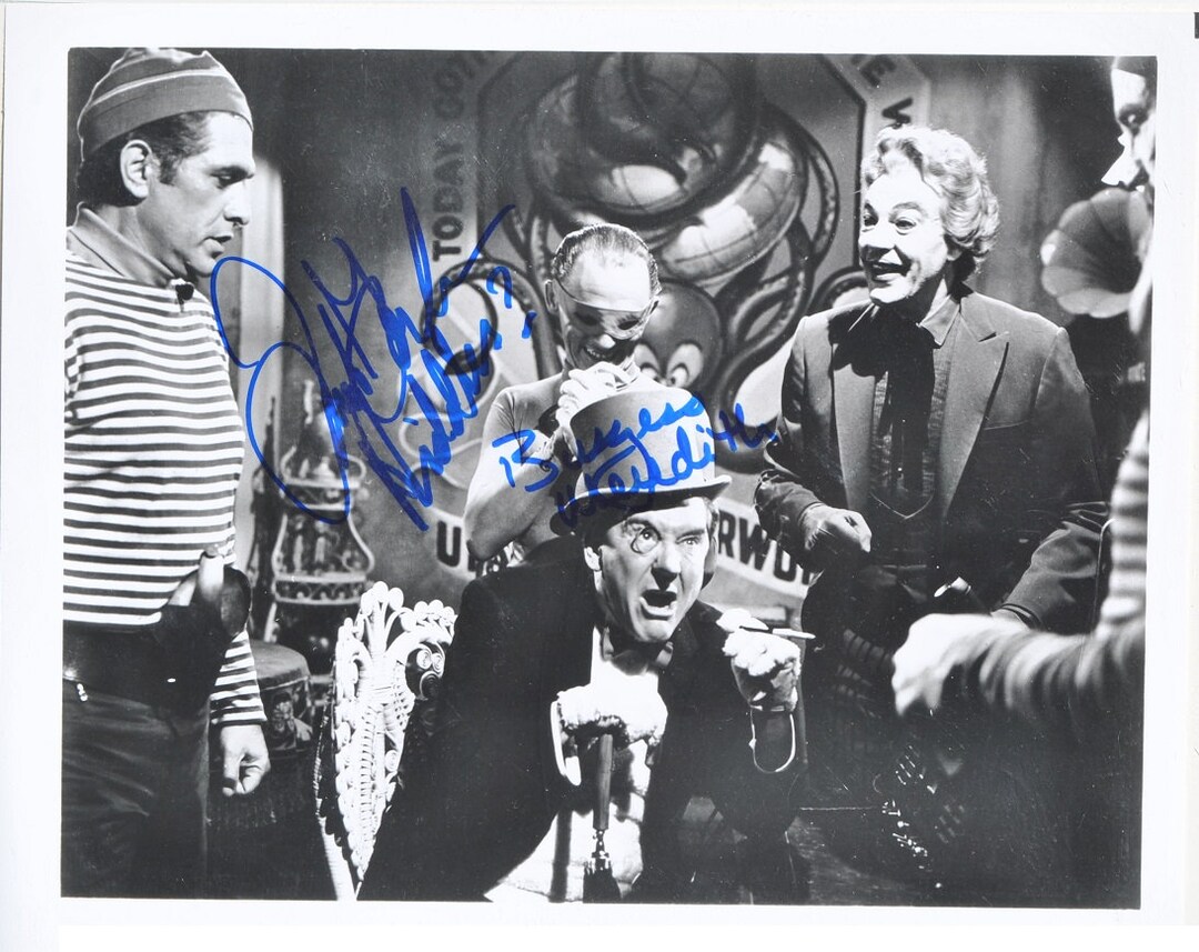 BURGESS MEREDITH & Frank GORSHIN Signed Photo - Batman Villains W/coa ...