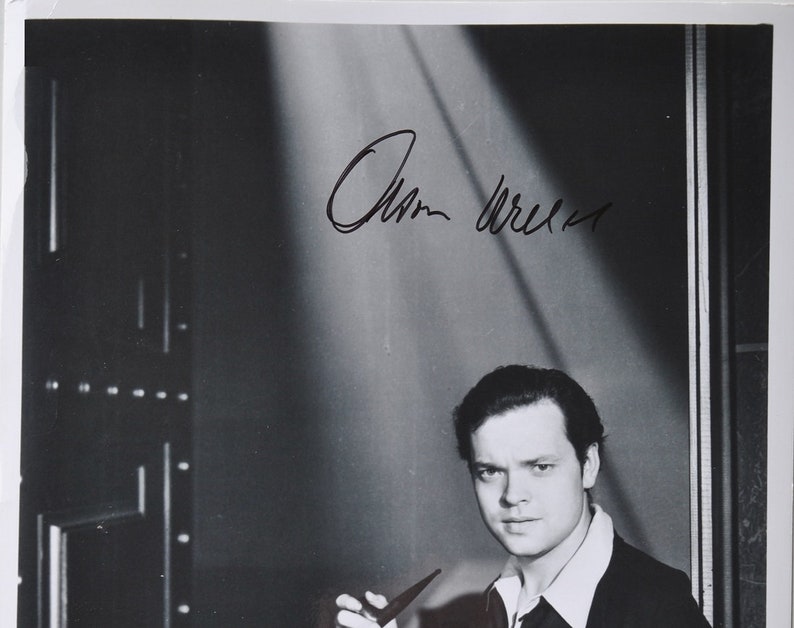 ORSON WELLES Signed Photo – CITIZEN Kane W/coa - Etsy
