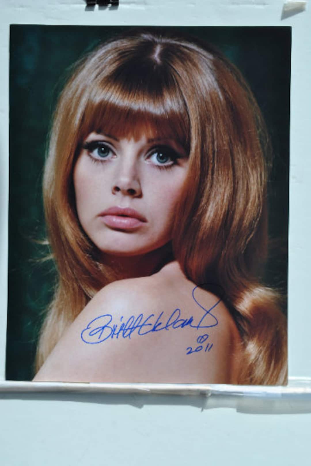 BRITT EKLAND SIGNED Photo the Man With the Golden Gun Get - Etsy