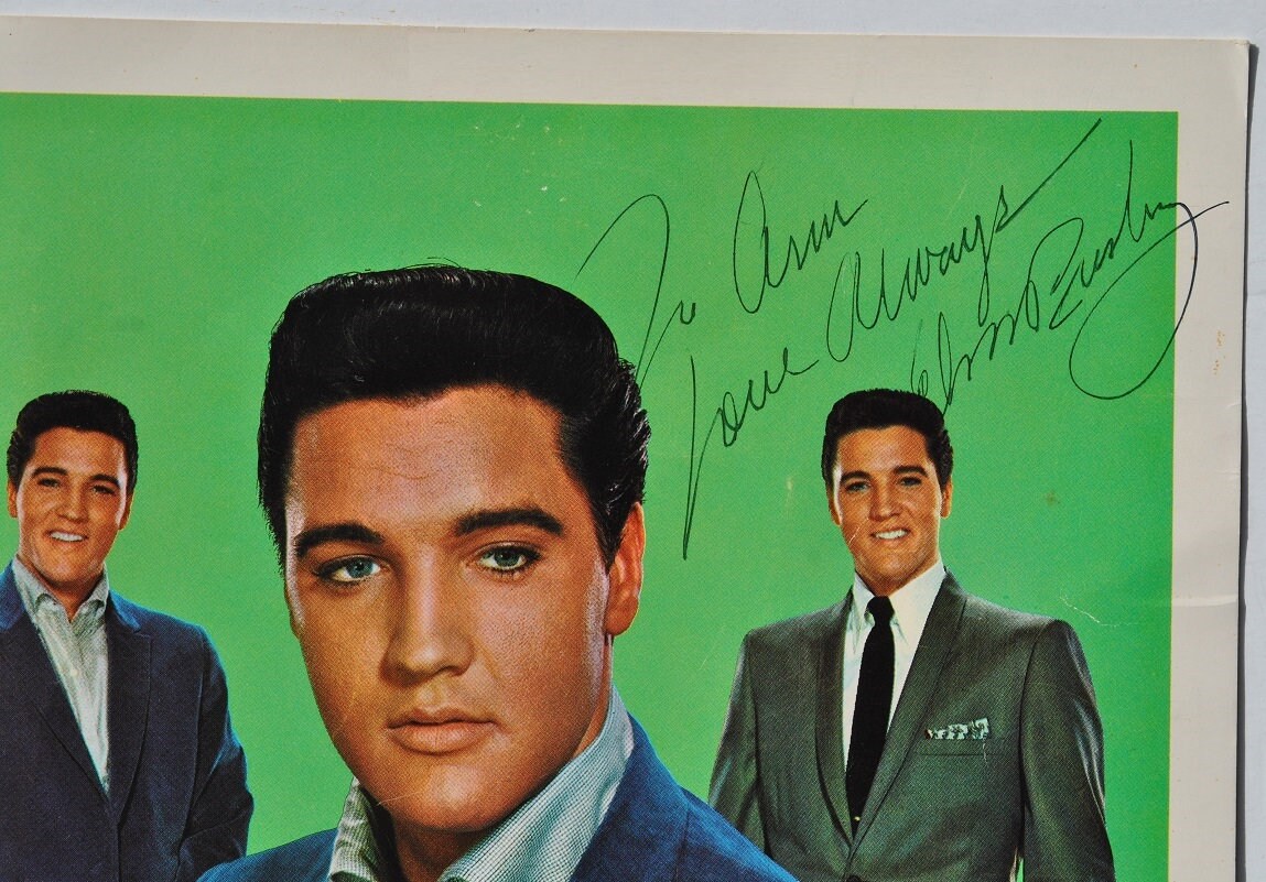 ELVIS PRESLEY Signed Autographed PHOTO Ad W/coa - Etsy
