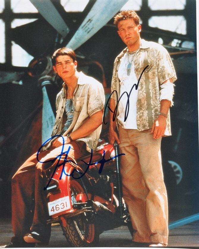 PEARL HARBOR CAST Signed Photo X2 - Ben Affleck, Josh Hartnett W/coa - Etsy
