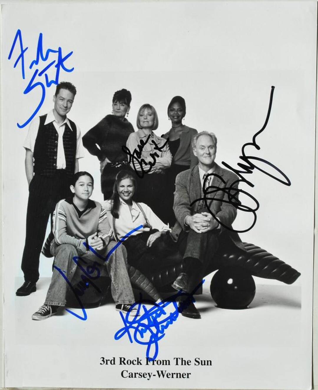3RD ROCK From the Sun CAST Signed Photo X5 - John Lithgow, Kristen ...