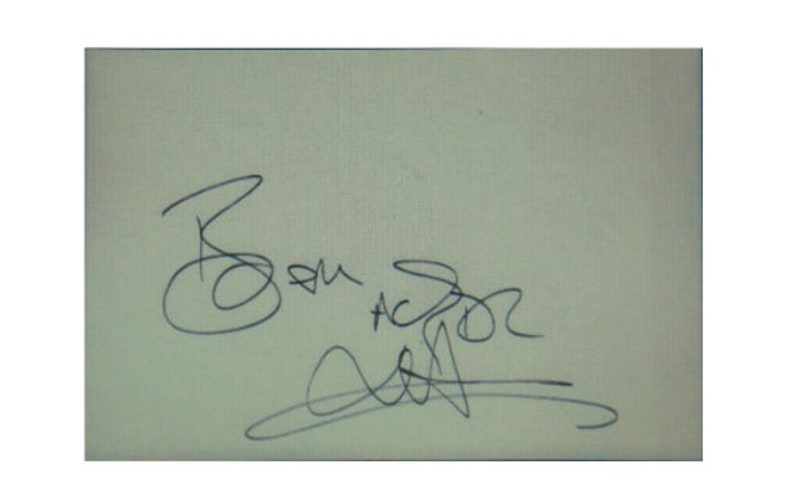 BON SCOTT Ac/dc SIGNED Autographed Page & Photo - Ac/dc - Ronald ...