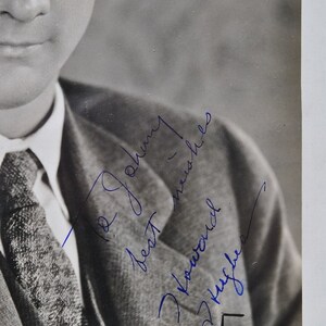 HOWARD HUGHES Signed Photo RARE – Aircraft and Films W/coa - Etsy