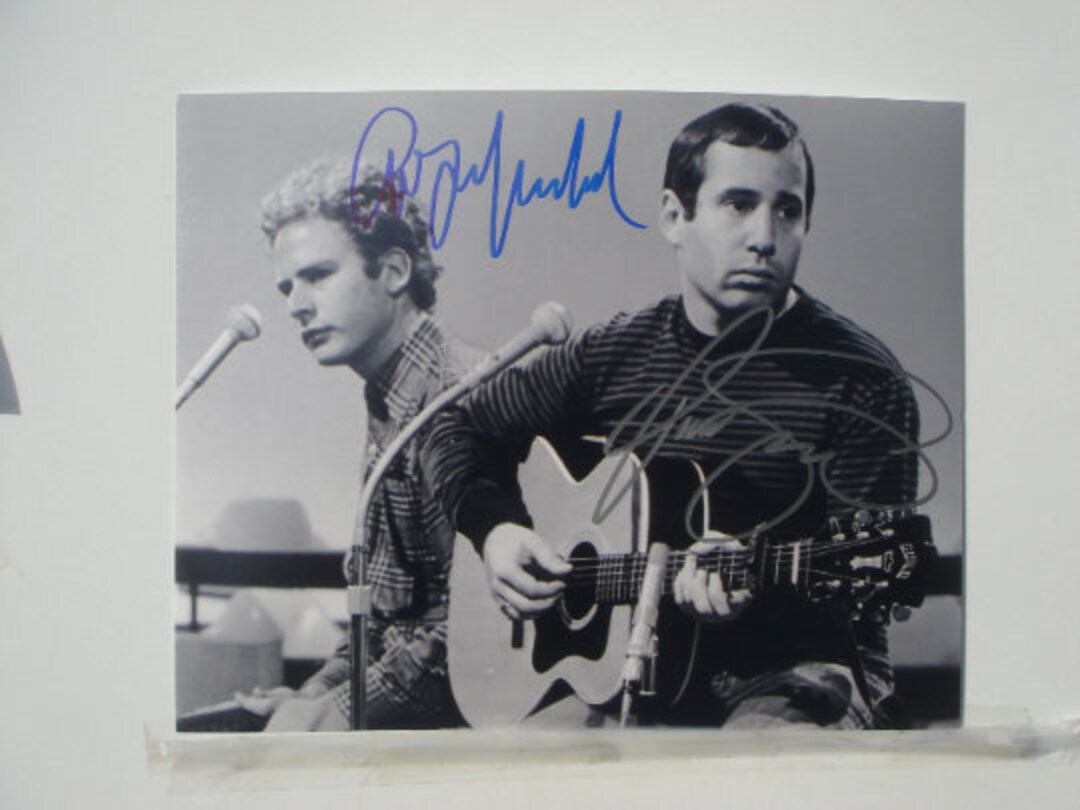 PAUL SIMON & Art GARFUNKEL Signed Autographed Photo X2 - the Graduate ...