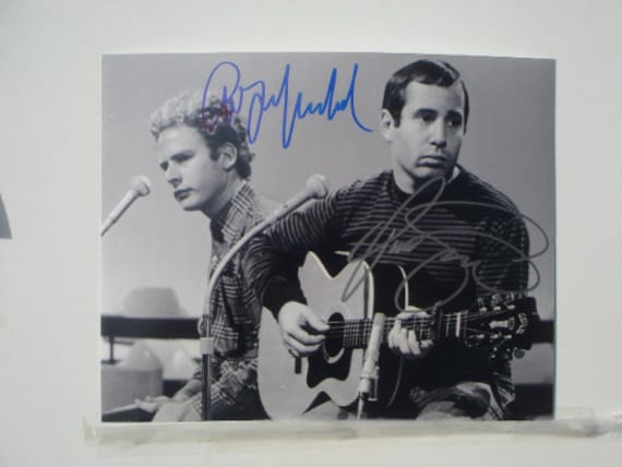 PAUL SIMON & Art GARFUNKEL Signed Autographed Photo X2 the - Etsy