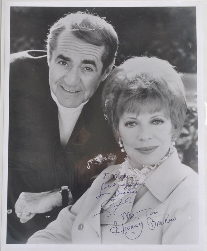 JIM BACKUS & HENNY Backus Signed Photo - Gilligan's Island , Mr. Magoo ...