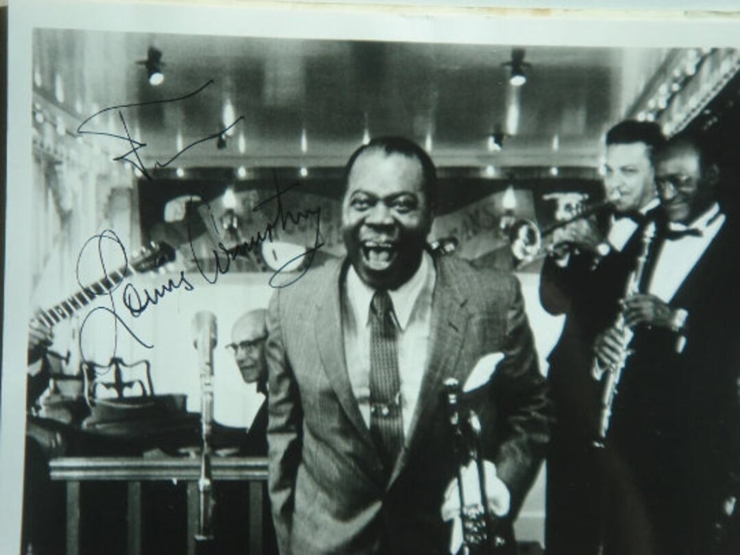 LOUIS ARMSTRONG SIGNED Autographed Photo - Satchmo - Pops W/coa - Etsy
