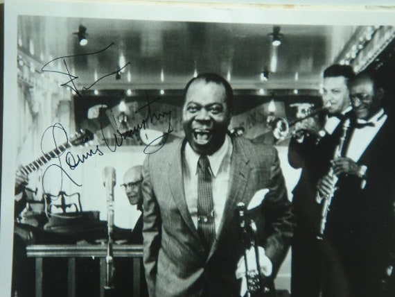 LOUIS ARMSTRONG SIGNED Autographed Photo Satchmo Pops - Etsy