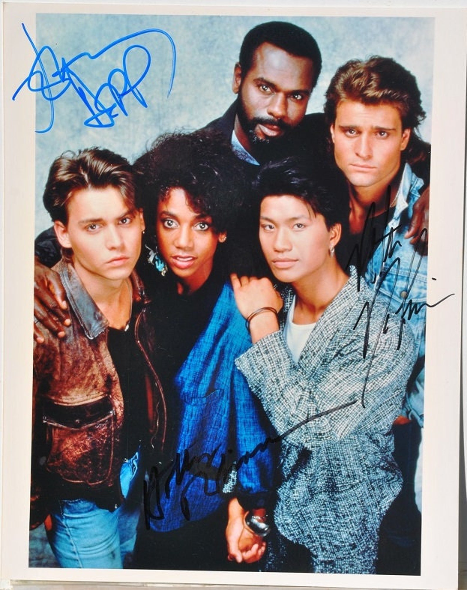 21 JUMP STREET CAST Signed Photo X3 Johnny Depp W/coa - Etsy