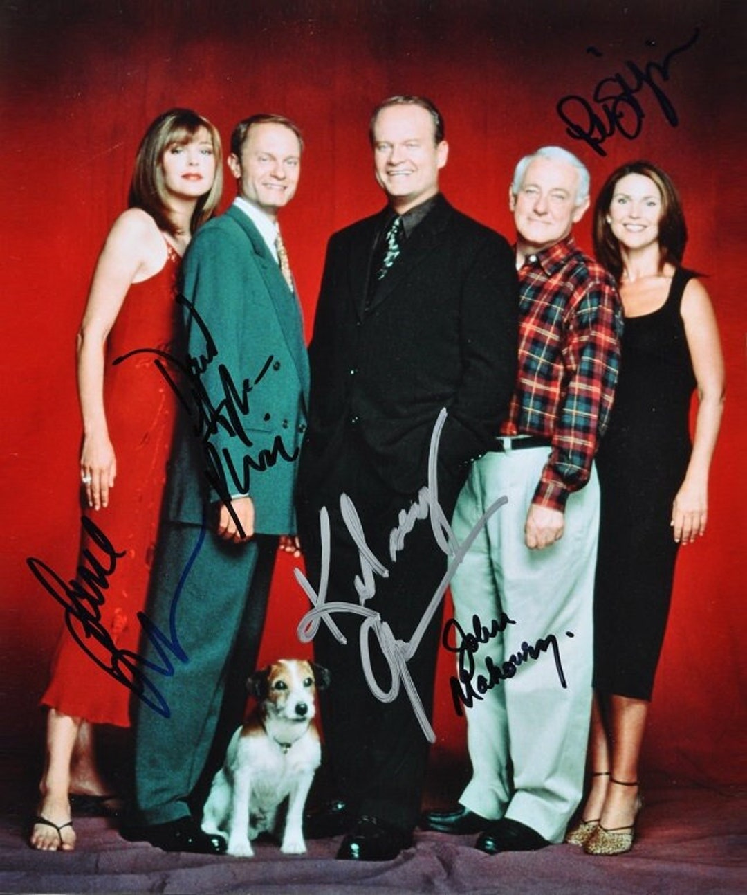 FRASIER CAST SIGNED Autographed Photo X5 - Kelsey Grammer, Jane Leeves ...