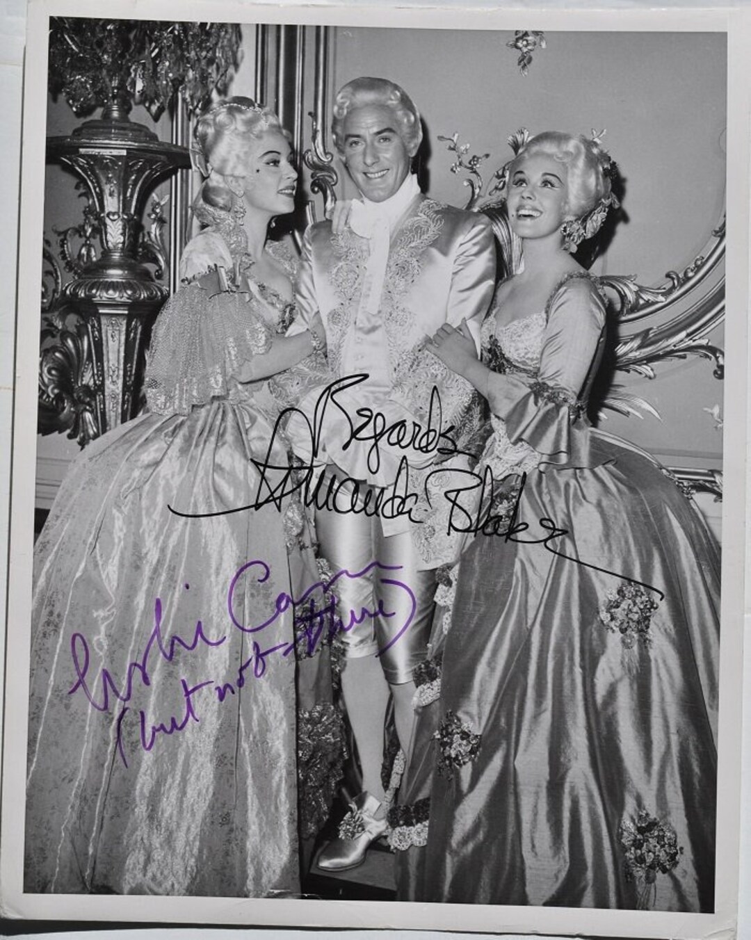 GLASS SLIPPER Cast Signed - Amanda Blake & Leslie Caron W/coa - Etsy