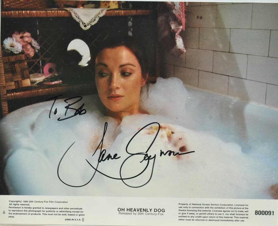 JANE SEYMOUR SIGNED Photo Oh Heavenly Dog W/coa - Etsy