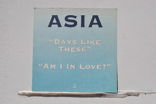 ASIA THEN and NOW Signed Album Flat X3 Geoff Downes, Carl Palmer, John ...