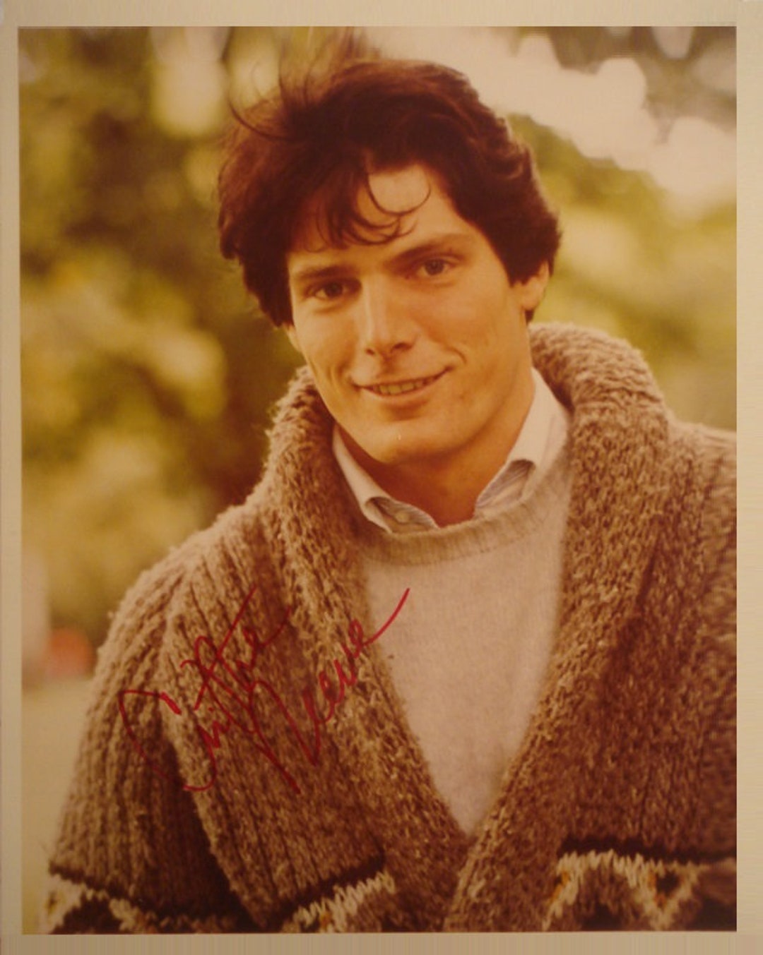 CHRISTOPHER REEVE SIGNED Photo - Superman W/coa - Etsy