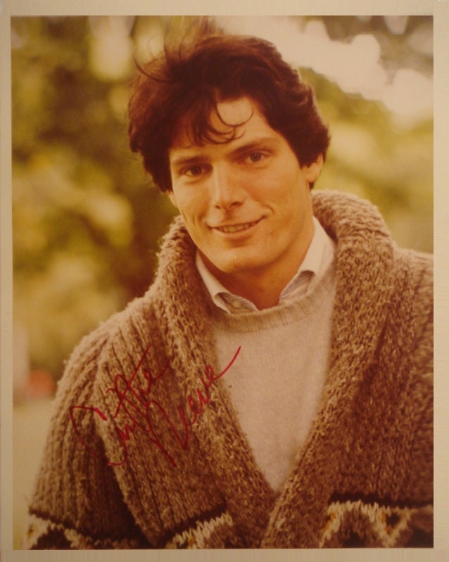 CHRISTOPHER REEVE SIGNED Photo - Superman W/coa - Etsy