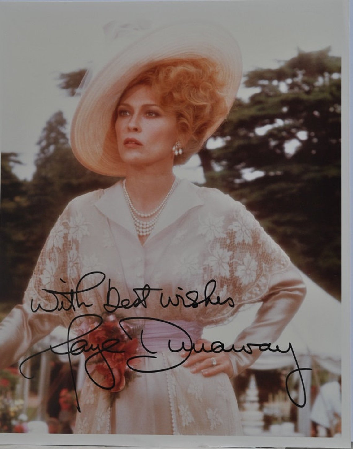 FAYE DUNAWAY SIGNED Photo - Chinatown, Barfly, Mommie Dearest, Network ...