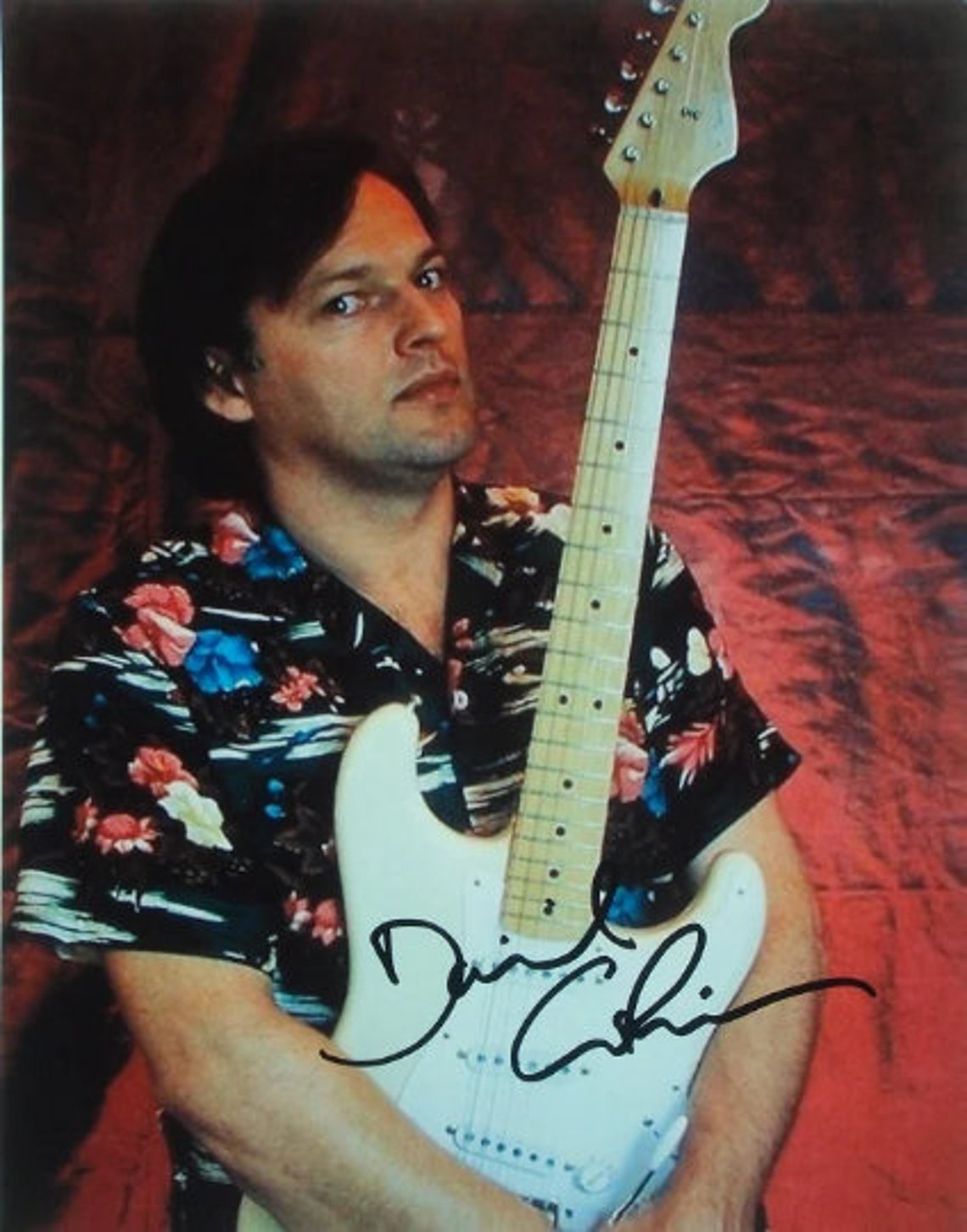 DAVID GILMOUR SIGNED Autographed Photo - Pink Floyd - the Dark Side of ...