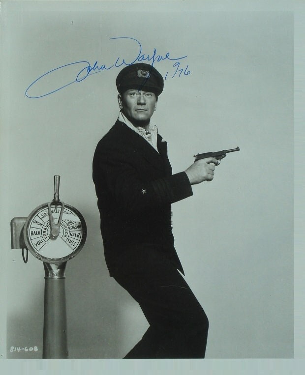 JOHN WAYNE SIGNED Photo - the Duke W/coa - Etsy