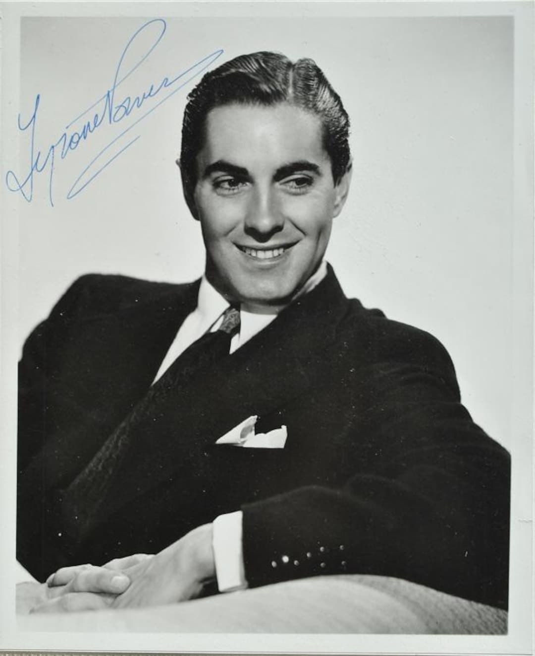 TYRONE POWERS SIGNED Photo - the Mark of Zorro - Blood and Sand - the ...