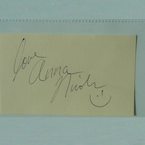 ANNA NICOLE SMITH Signed Page & Photo W/coa - Etsy