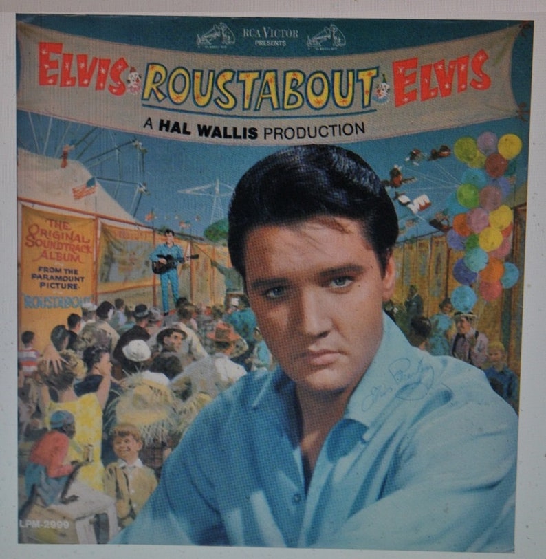 ELVIS PRESLEY Signed ROUSTABOUT Sound Track Album W/coa - Etsy