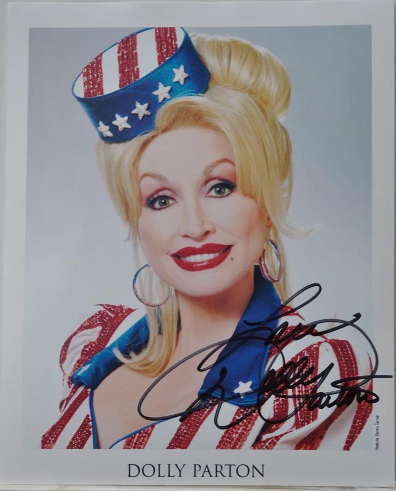 DOLLY PARTON Signed 8"x 10" Photo - W/COA - Etsy