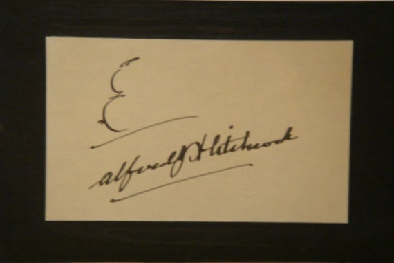 Alfred Hitchcock Signature