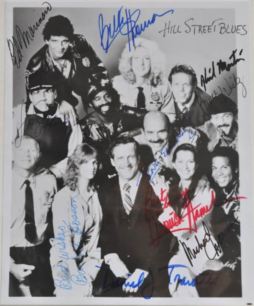 HILL STREET BLUES Cast Signed Photo X10 - Daniel J. Travant, Michael ...