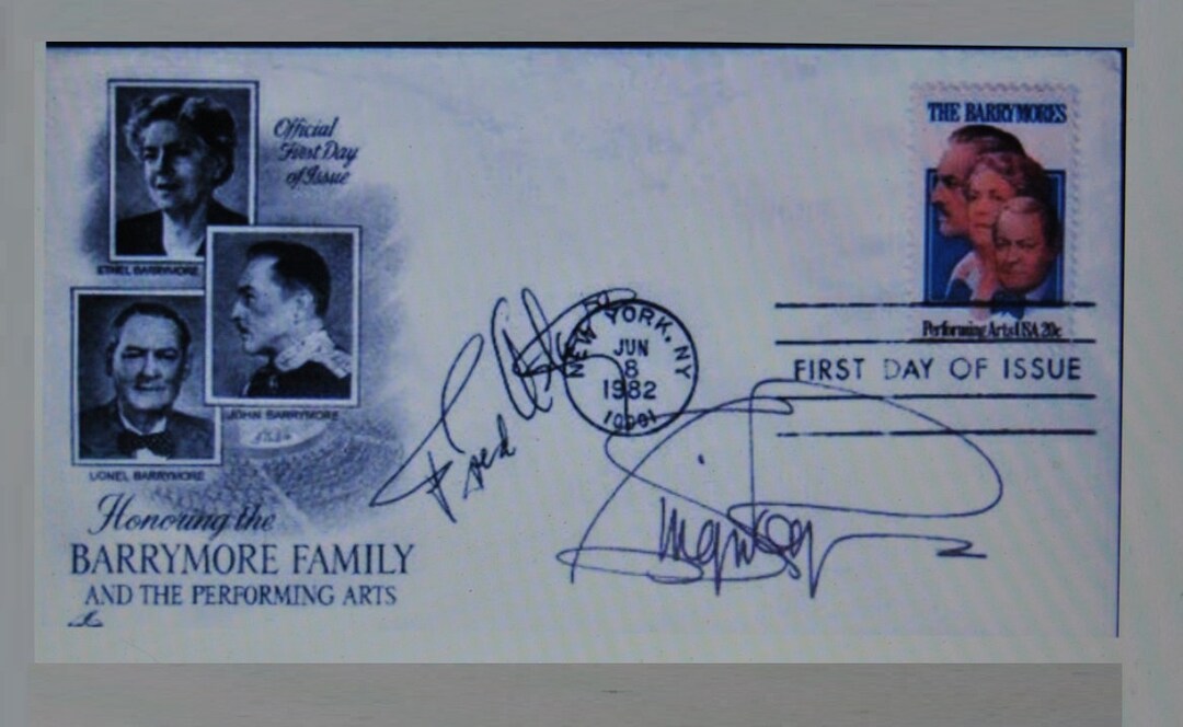 FRED Astaire & GINGER Rogers Signed FDC Envelope W/coa - Etsy