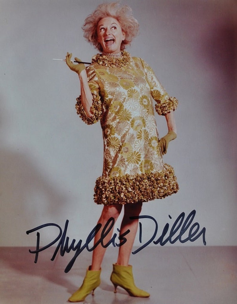 PHYLLIS DILLER SIGNED Photo - Splendor in the Grass, Night Gallery W/coa - Etsy