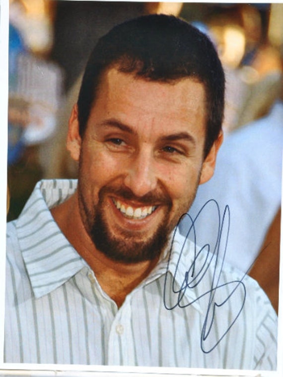 ADAM SANDLER Headshot 8x10 Hand Signed Autograph W/coa - Etsy