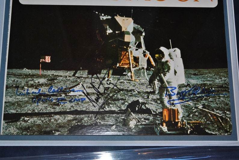 APOLLO 11 Signed Albumx3 Neil Armstrong, Michael Collins, Buzz Aldren ...