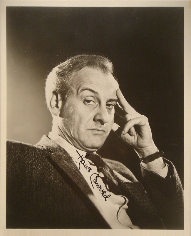 HANS CONRIED Signed Photo - the George Burns and Gracie Allen Show W ...