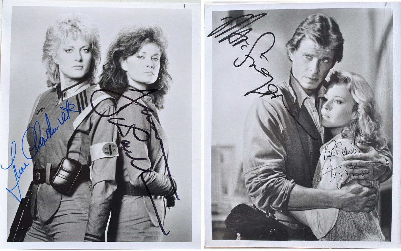 V CAST SIGNED Photos - Jane Chadwick, J. Badler M. Singer, F. Grant ...