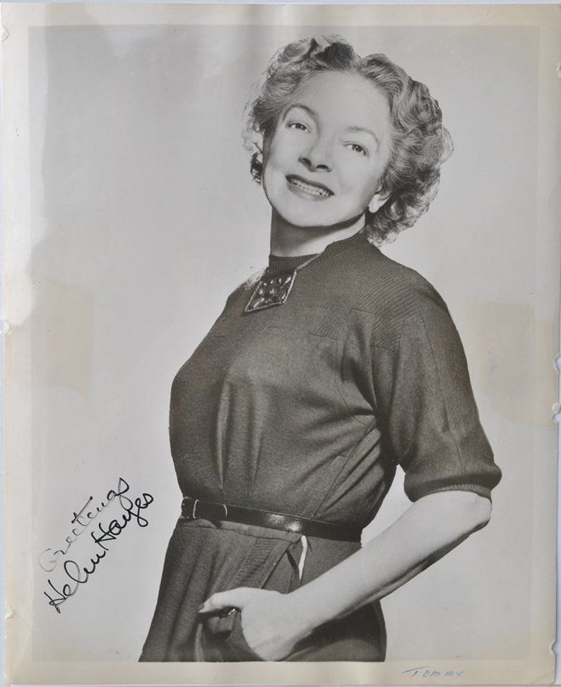 HELEN HAYES SIGNED Photo - Airport, What Every Woman Knows W/coa - Etsy
