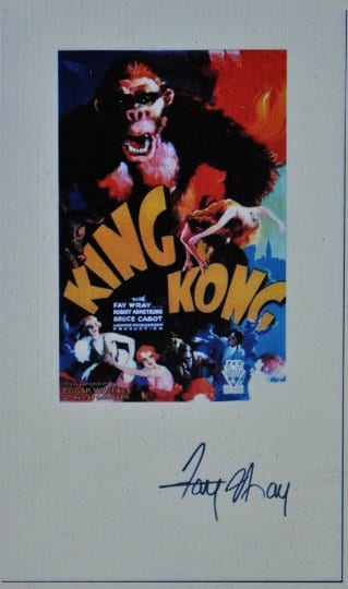 FAY WAY - King Kong Signed Heavy Paper 9x12 W/coa - Etsy