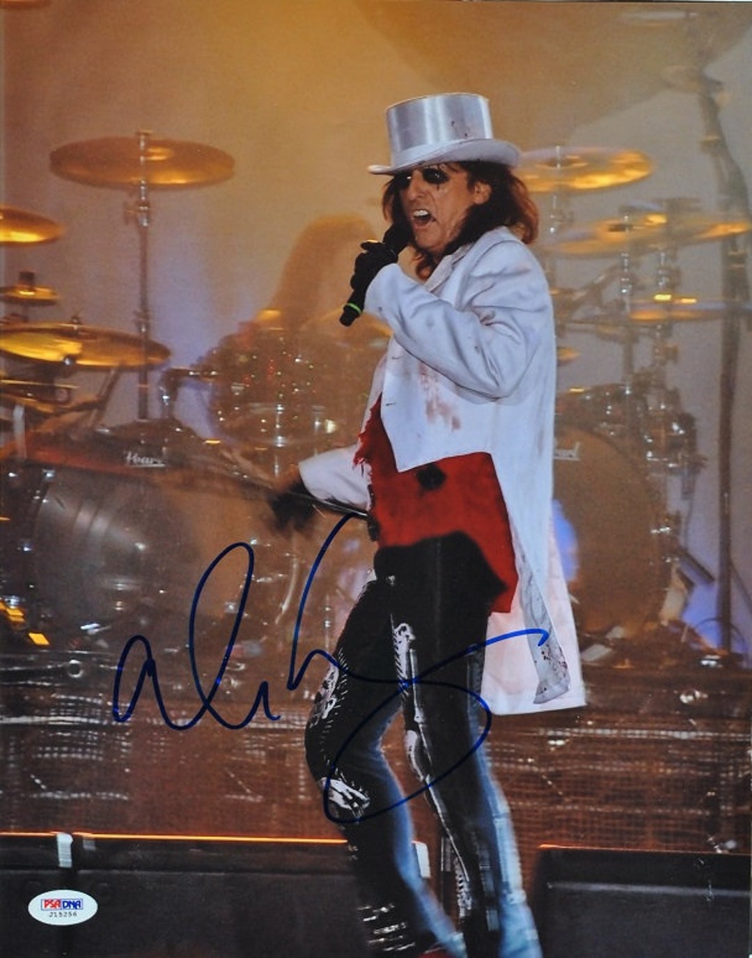 ALICE COOPER SIGNED Photo - Vincent Damon Furnier - School's Out 11”x ...