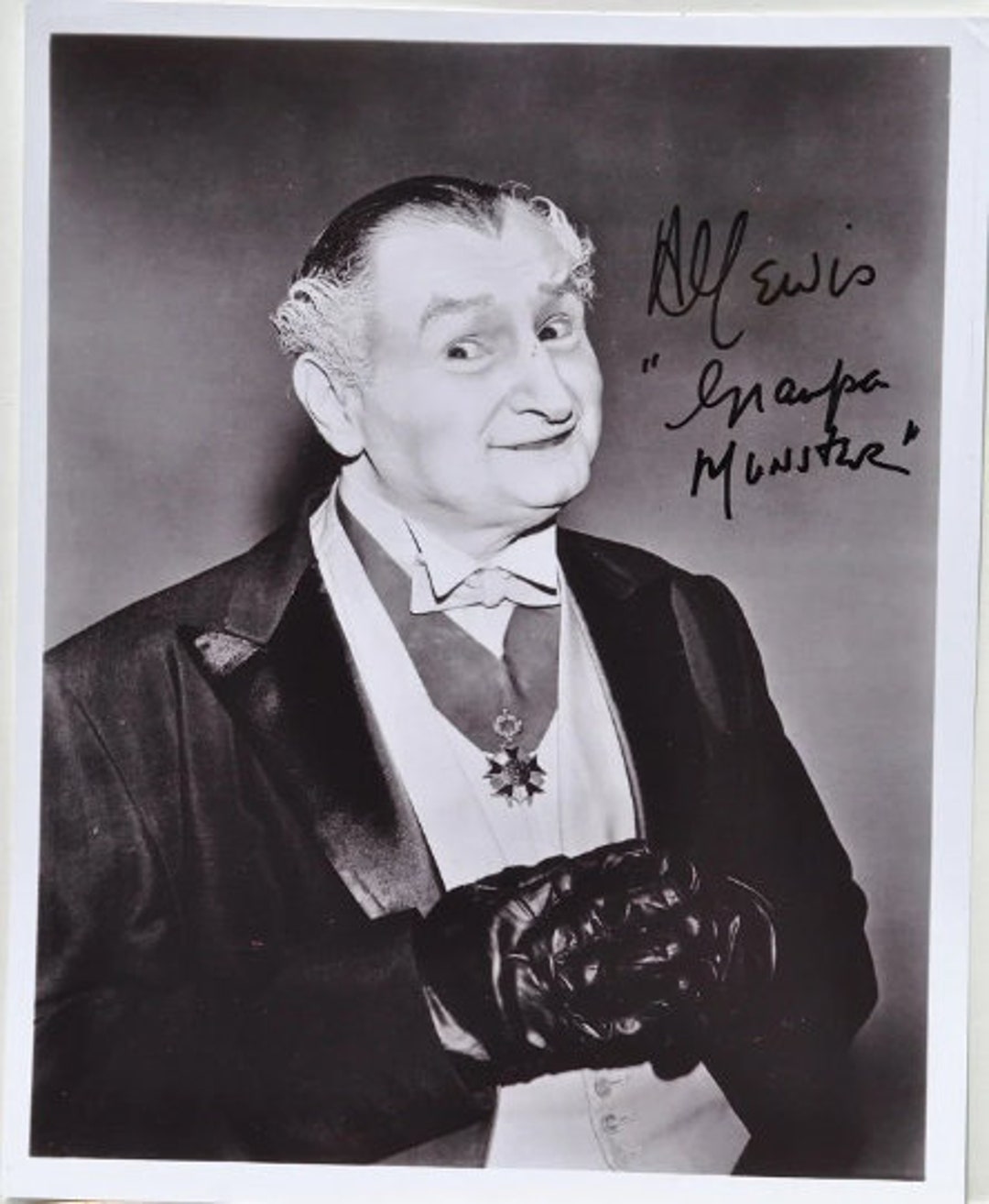 AL LEWIS - the MUNSTERS Signed - Grandpa W/coa - Etsy