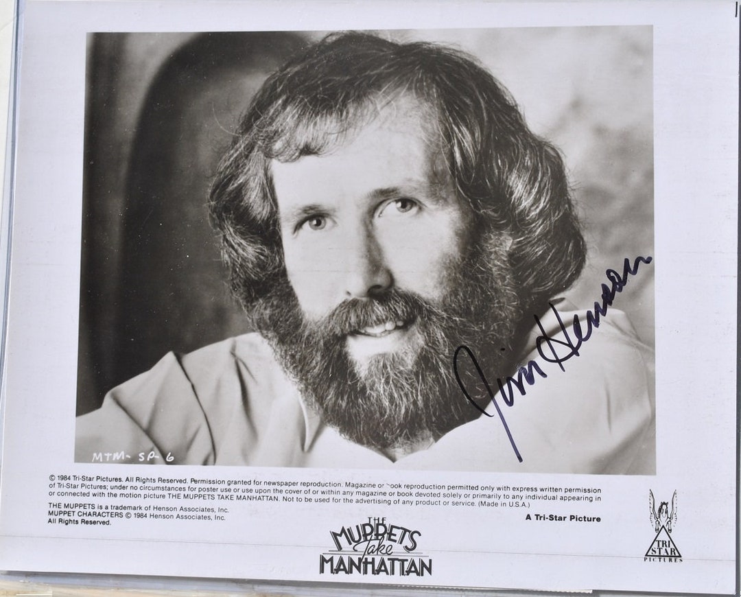 JIM HENSON Signed Photo - the MUPPETS Take Manhattan W/coa - Etsy