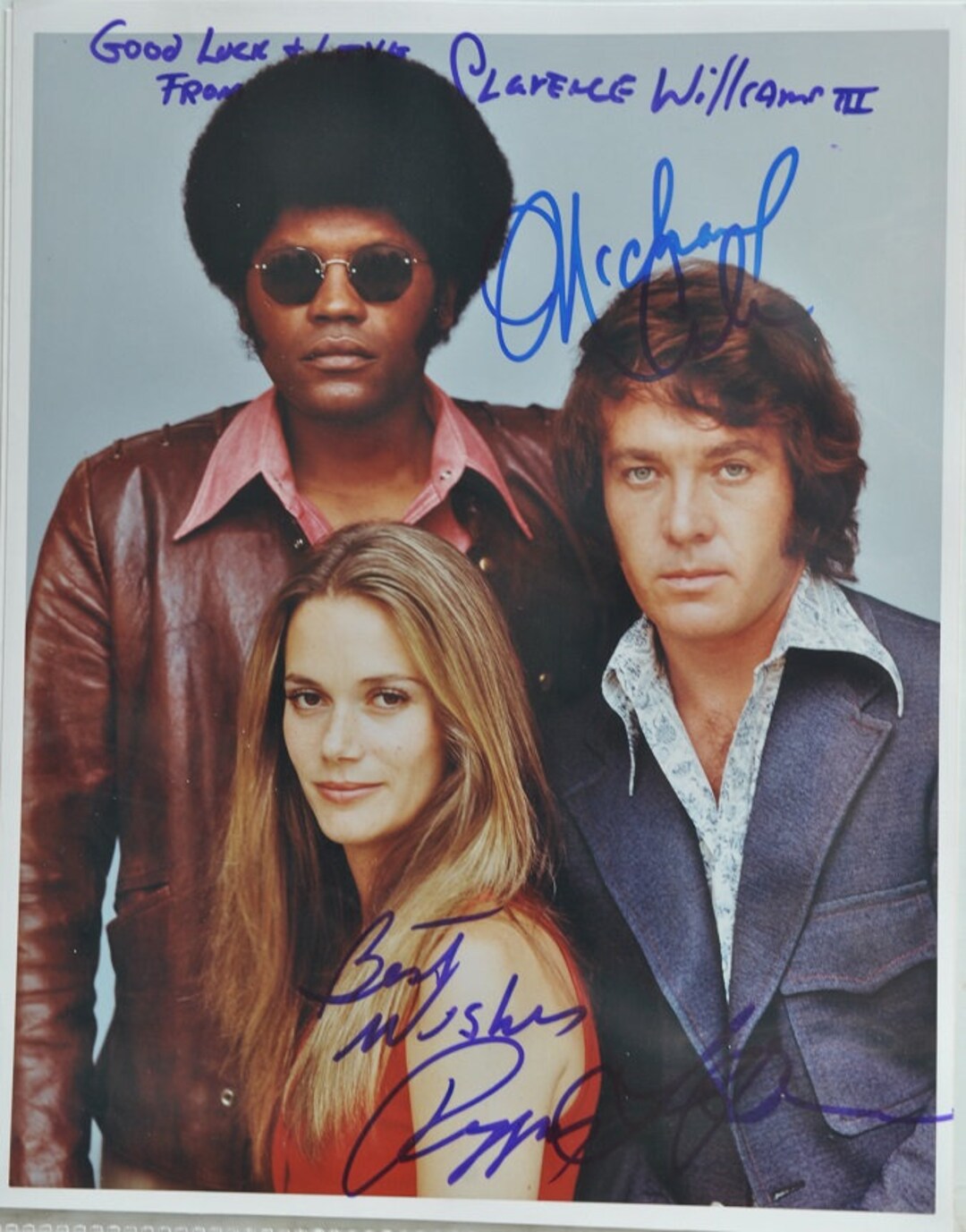 The MOD SQUAD Cast Signed Photo X3 - Michael Cole, Peggy Lipton ...
