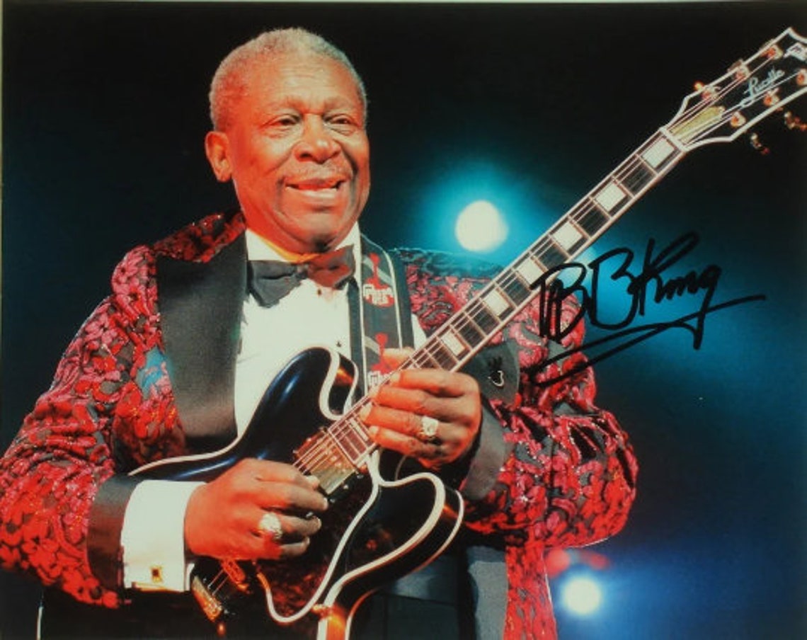 B.B. KING SIGNED Autographed Photo - the King of the Blues W/coa - Etsy