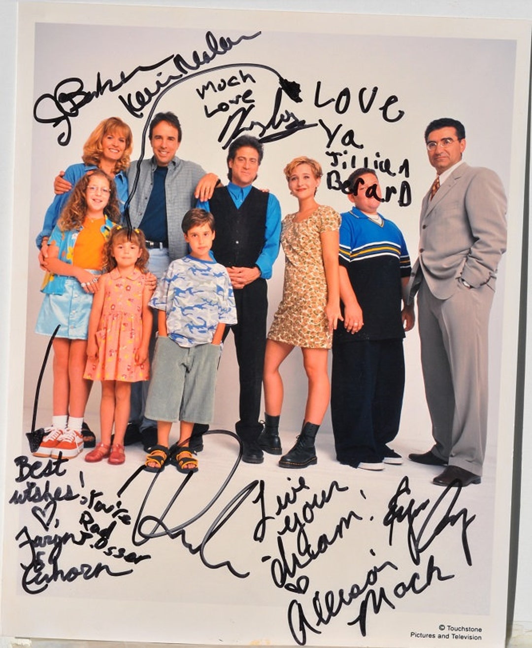 HILLER AND DILLER Cast Signed Photo X8 - Kevin Nealon, Eugene Levy ...