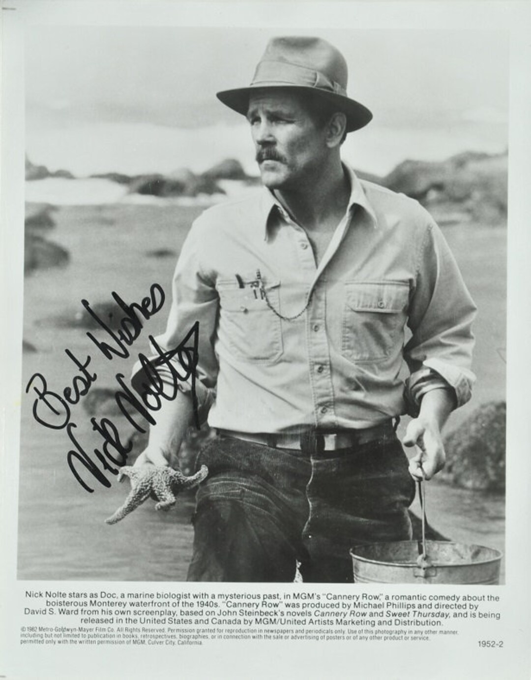 NICK NOLTE - Cannery Row Signed Photo W/coa - Etsy NICK NOLTE - Cannery Row Signed Photo W/coa - Etsy