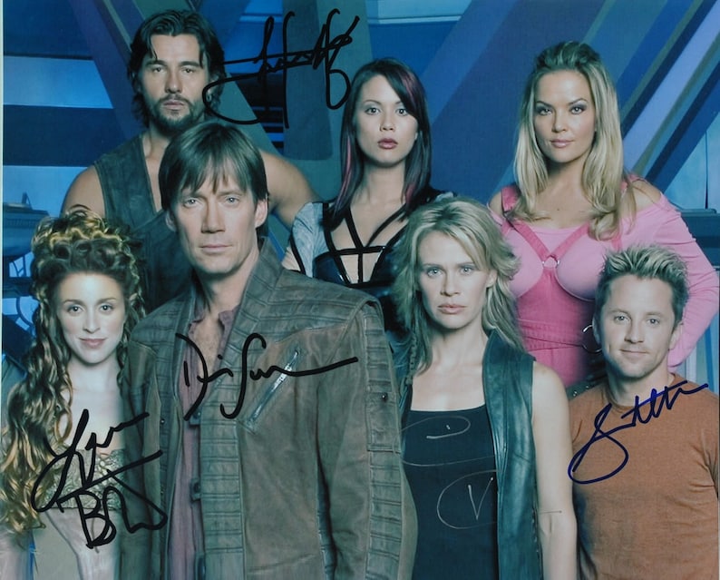 Andromeda Cast Signed Photo X5 Kevin Sorbo, Lisa Ryder W/coa - Etsy
